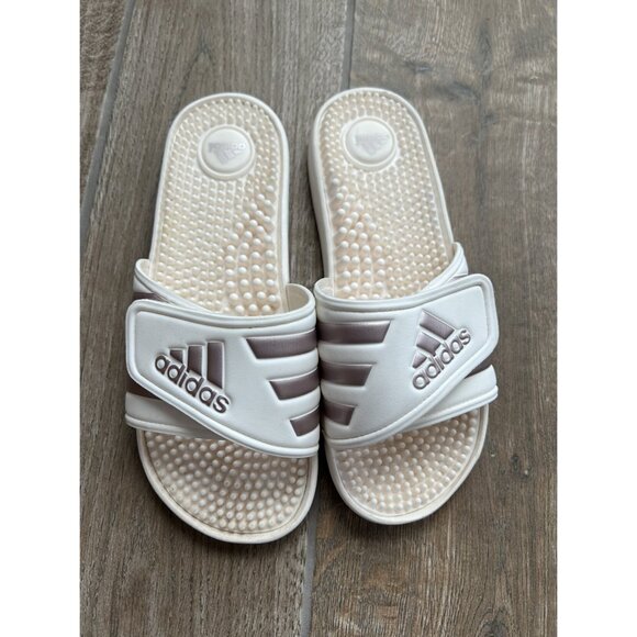 adidas | Shoes | Adidas Womens Velcro Slides Size 6 | Poshmark